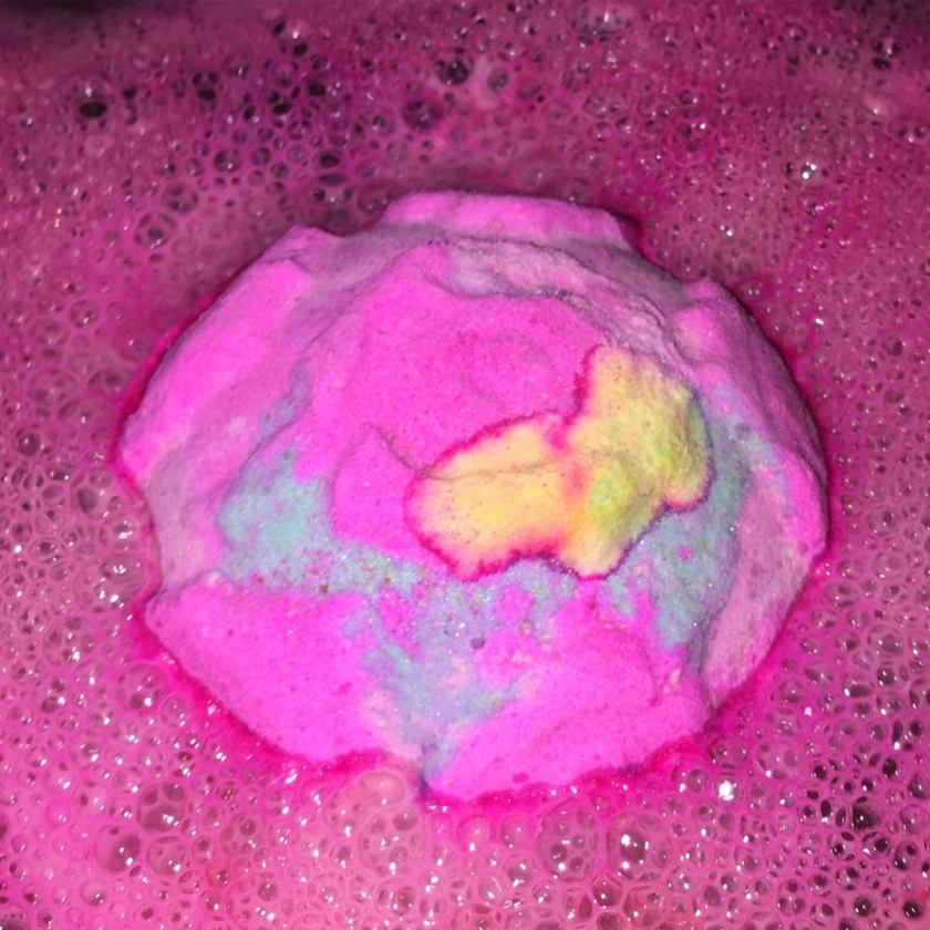 Rose Bombshell Bath Bomb From Lush – Lush Upon A Time