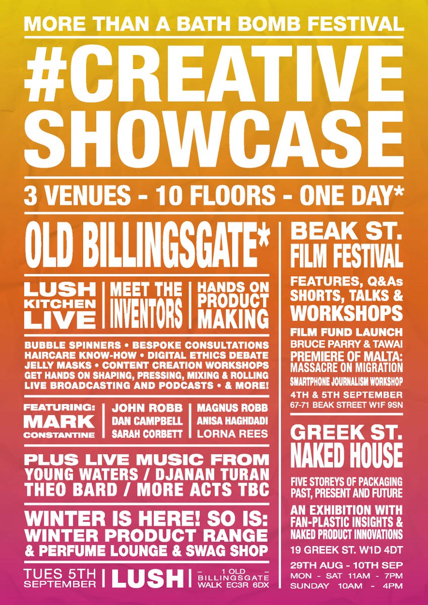 Lush Creative Showcase 2017 – Lush Upon A Time