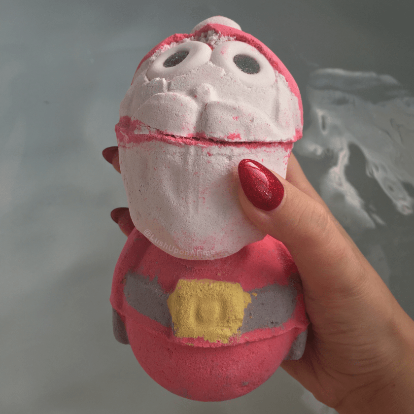 Santa Bomb Bomb Bath Bomb from Lush – Lush Upon A Time